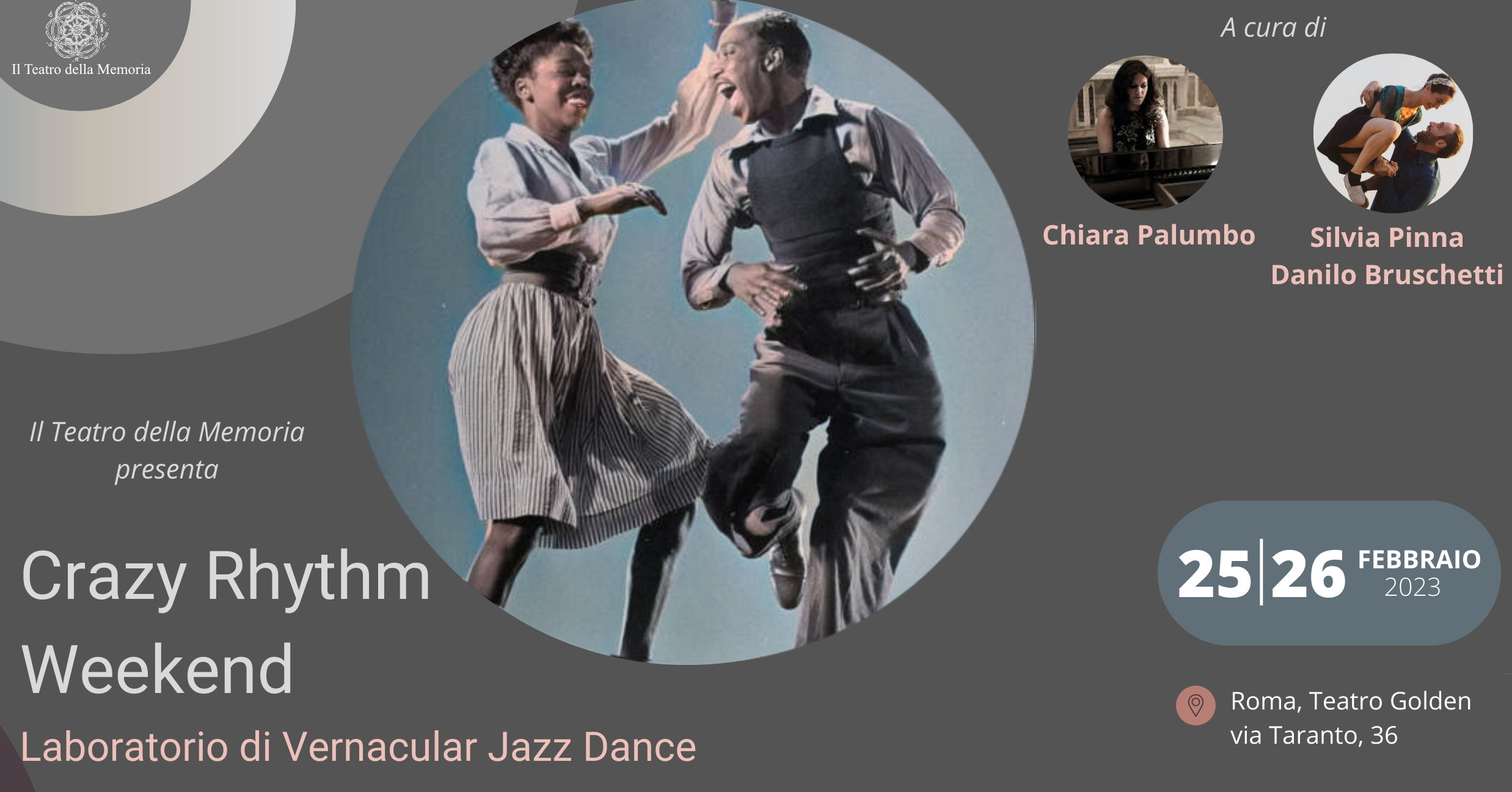 Crazy Rhythm Weekend: Laboratorio di Vernacular Jazz Dance a Roma
